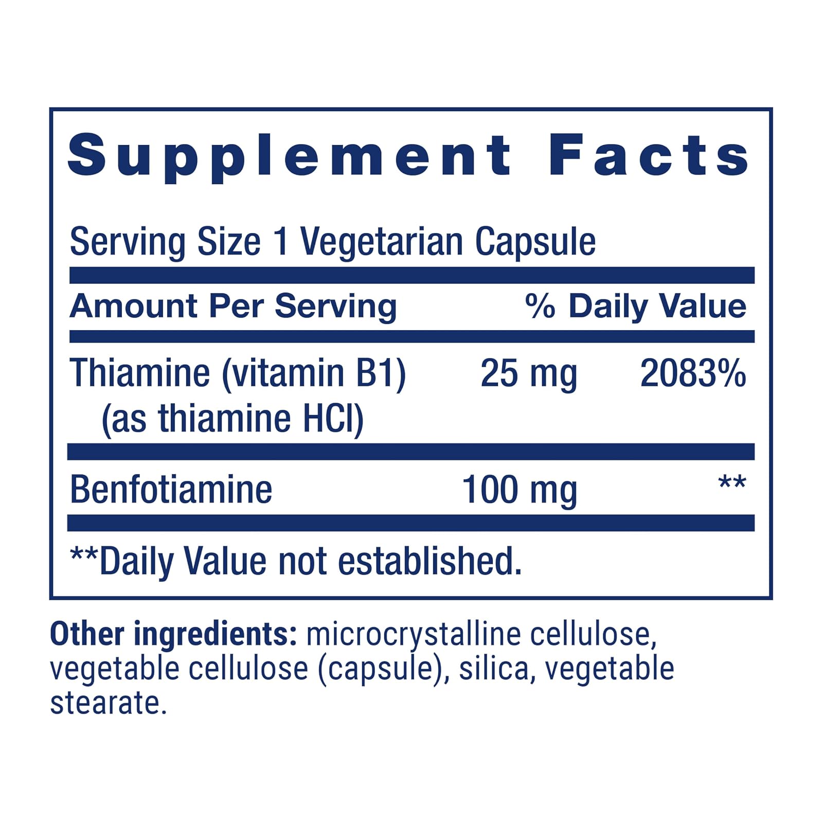Vitamin B1 supplement for nerve health