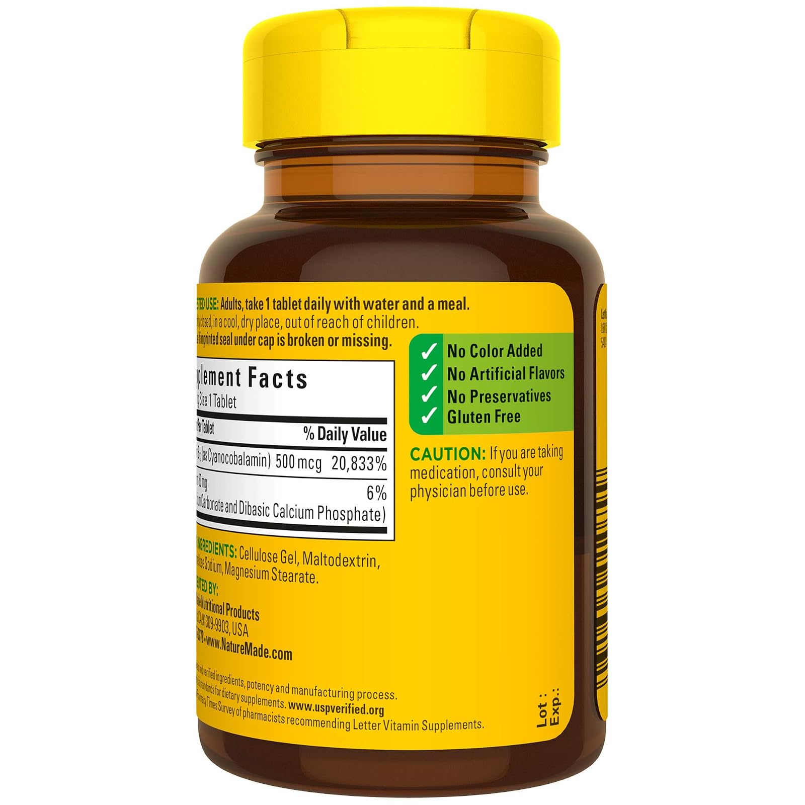 Vitamin B12 200 tablets value pack