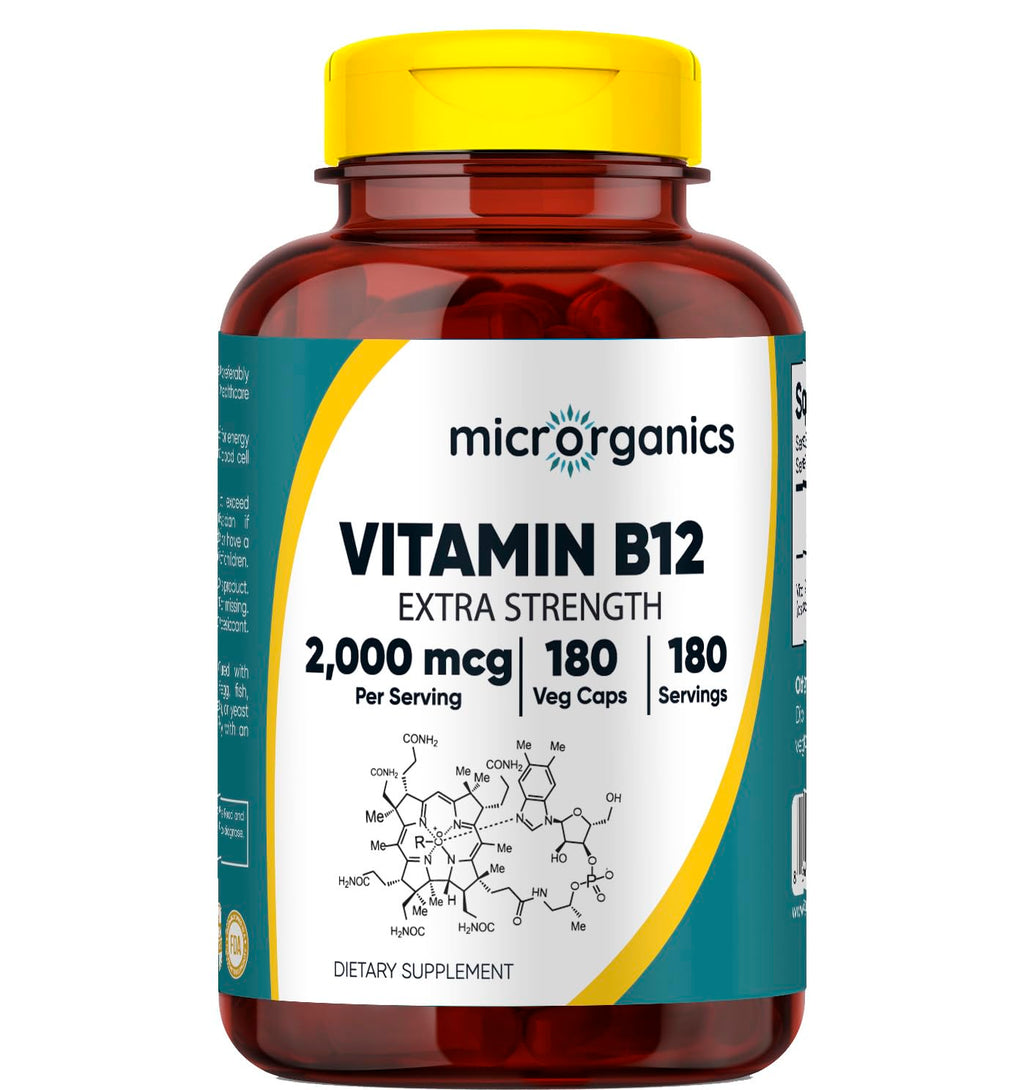 Vitamin B12 2000 mcg vegan capsules