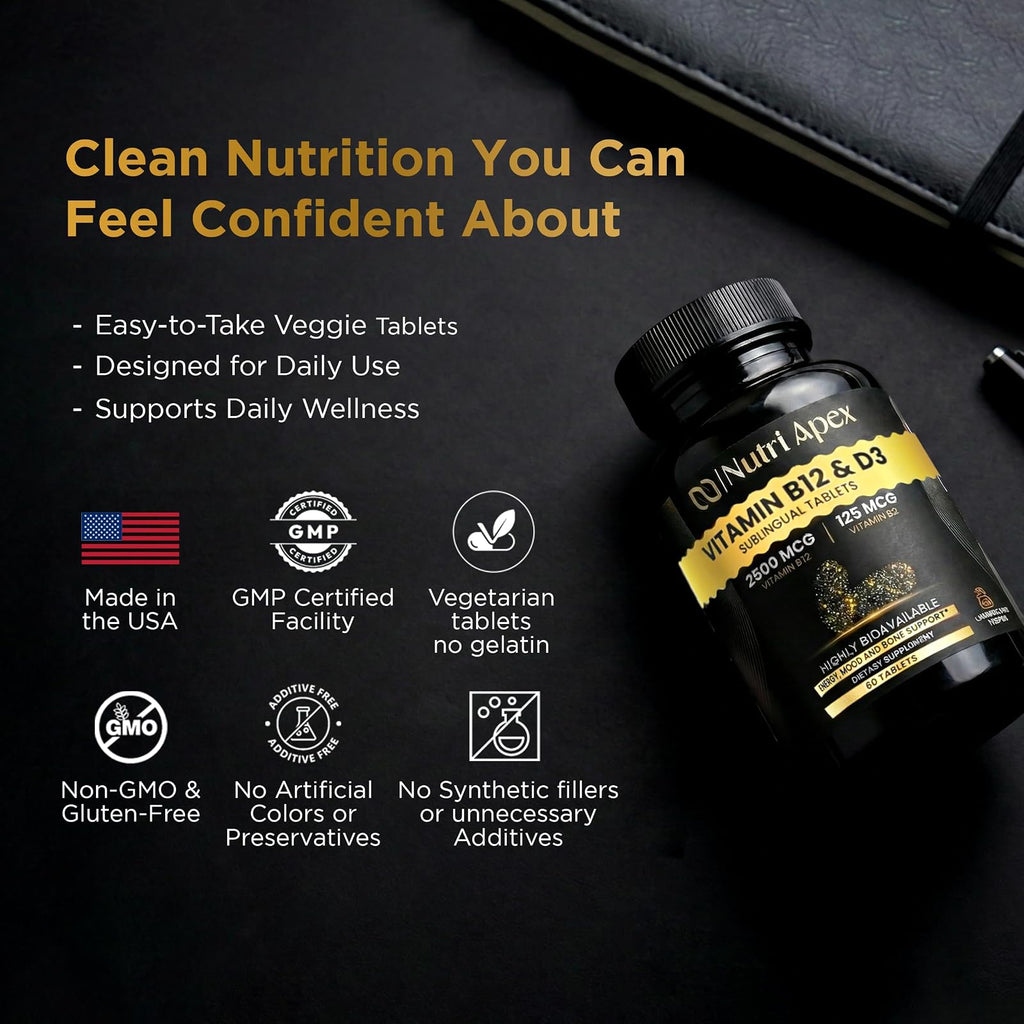 vitamin B12 and D3 for mood support