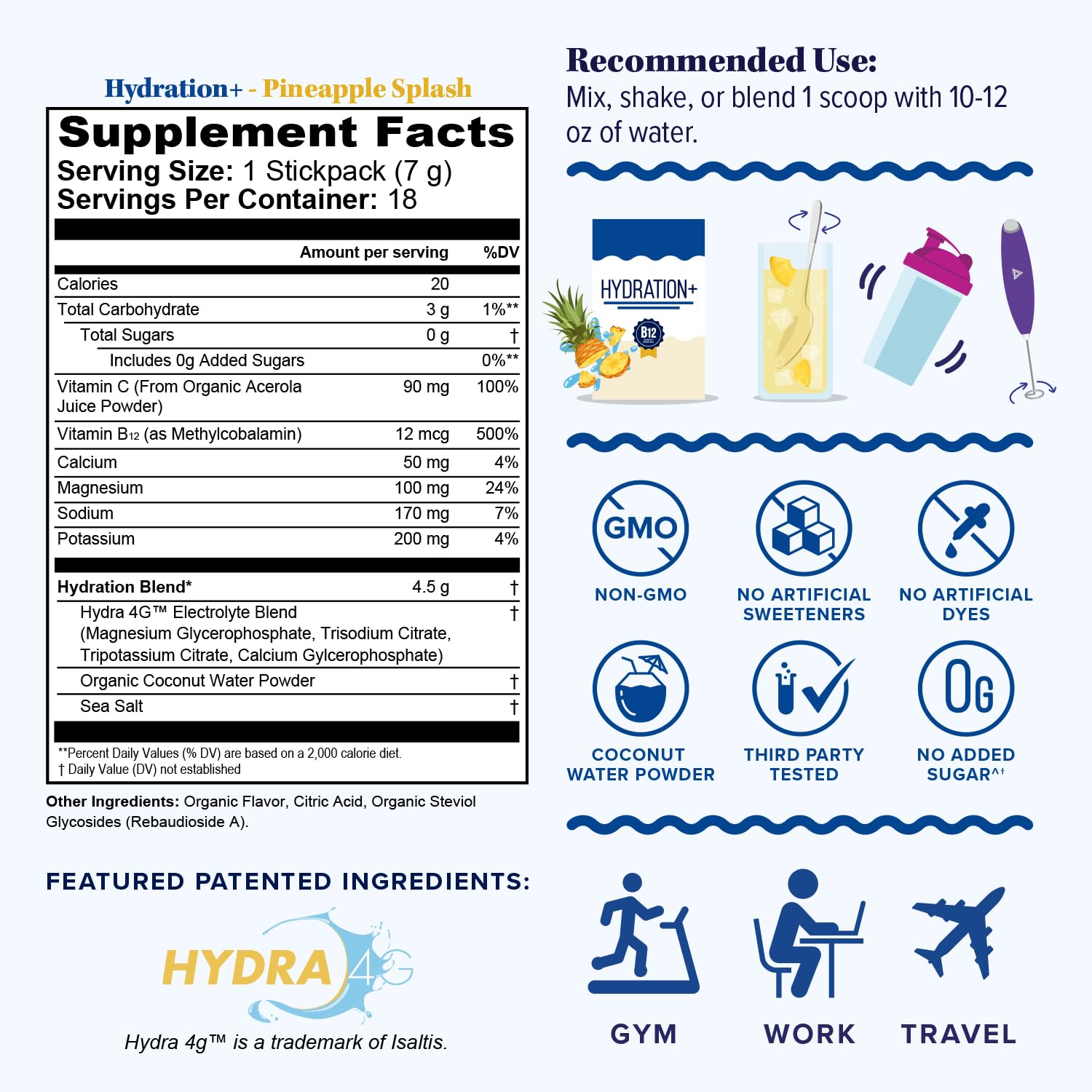Vitamin B12 boost for hydration