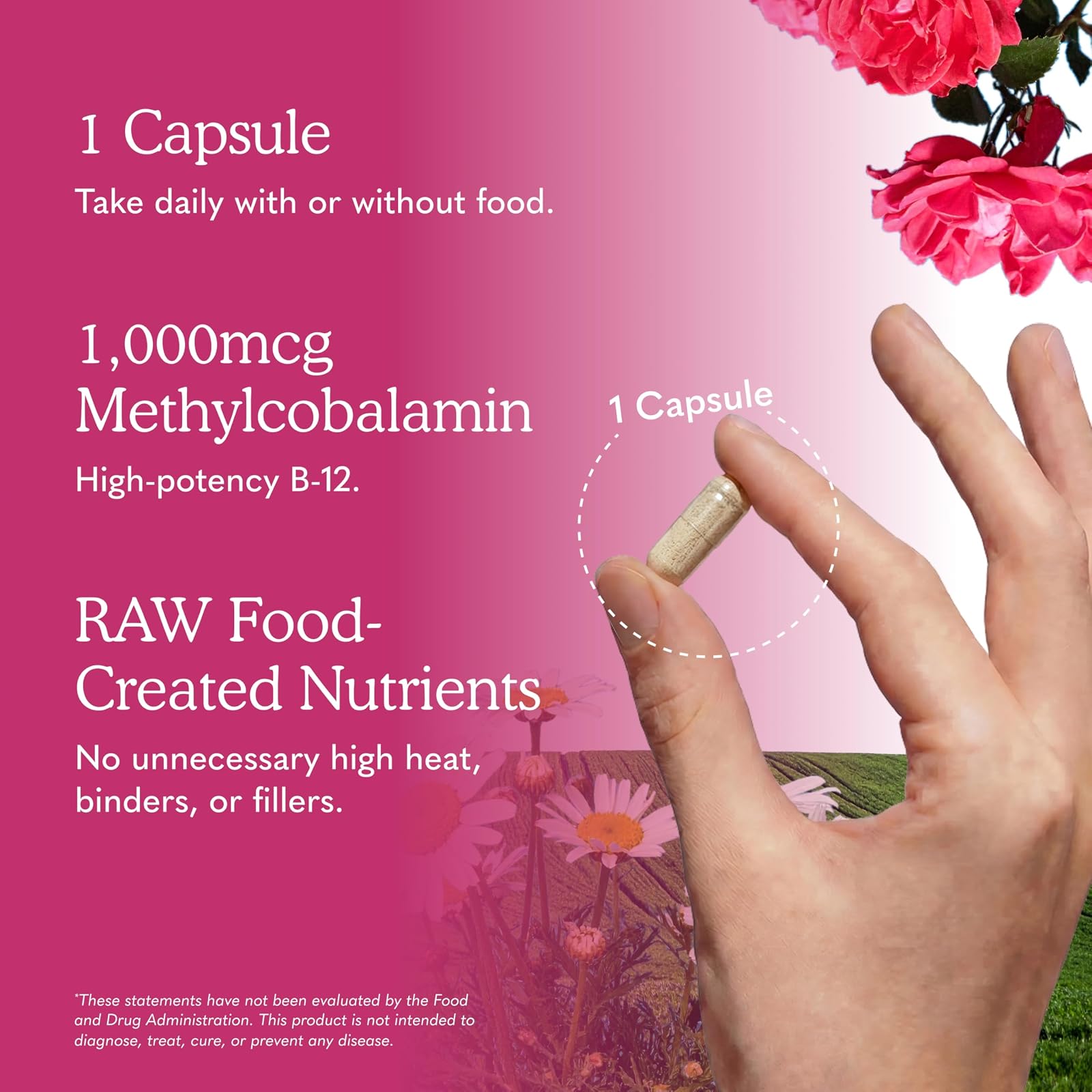 vitamin B12 capsules for healthy metabolism