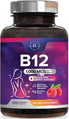 Vitamin B12 chewable tablets for energy
