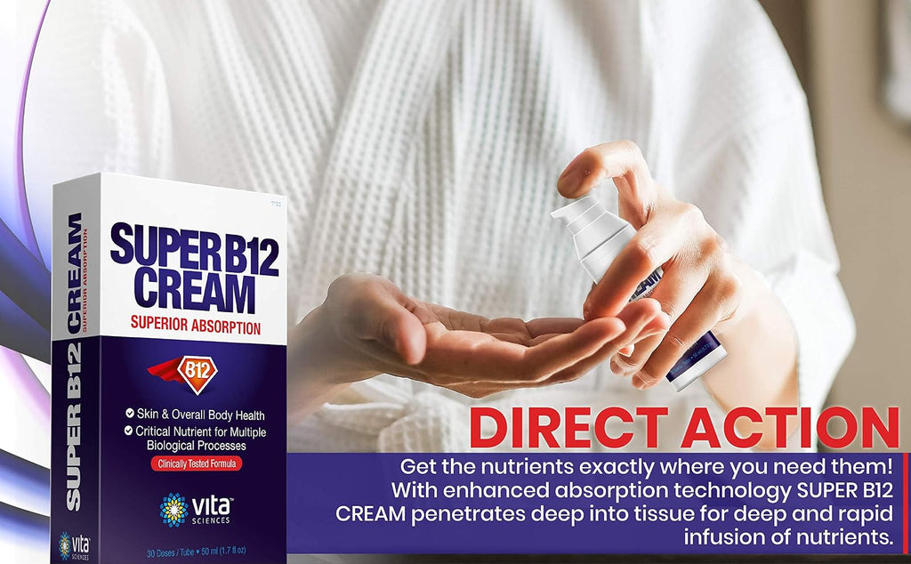 Vitamin B12 cream for daily wellness