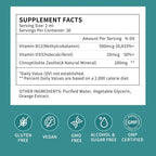 Vitamin B12 D3 drops for men