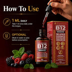 Vitamin B12 drops for immune support
