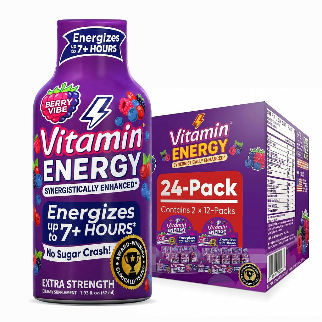 Vitamin B12 energy boost shot
