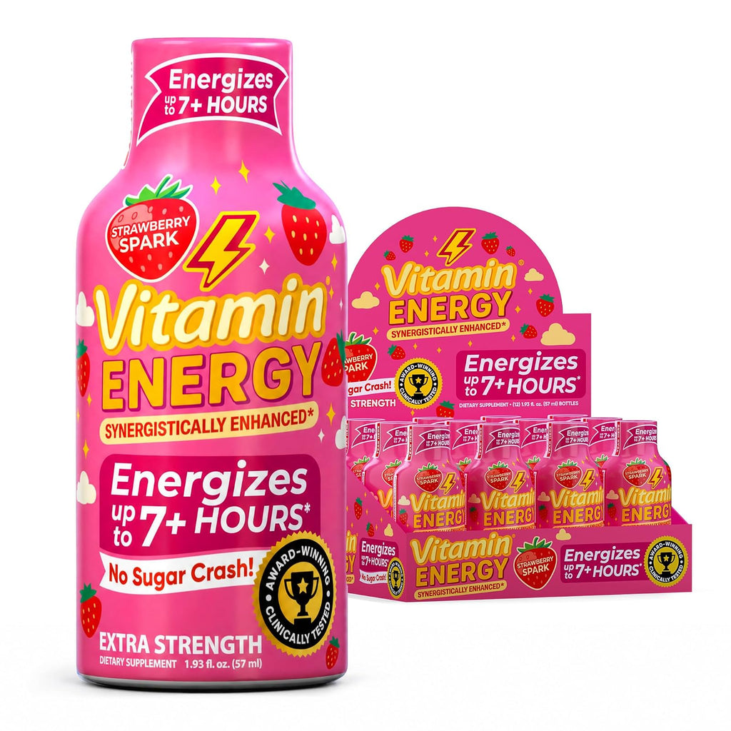 Vitamin B12 energy boost shots
