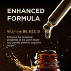 Vitamin B12 enriched mushroom drops