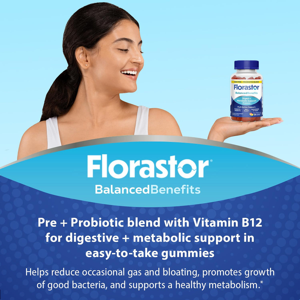 Vitamin B12 enriched probiotic gummies