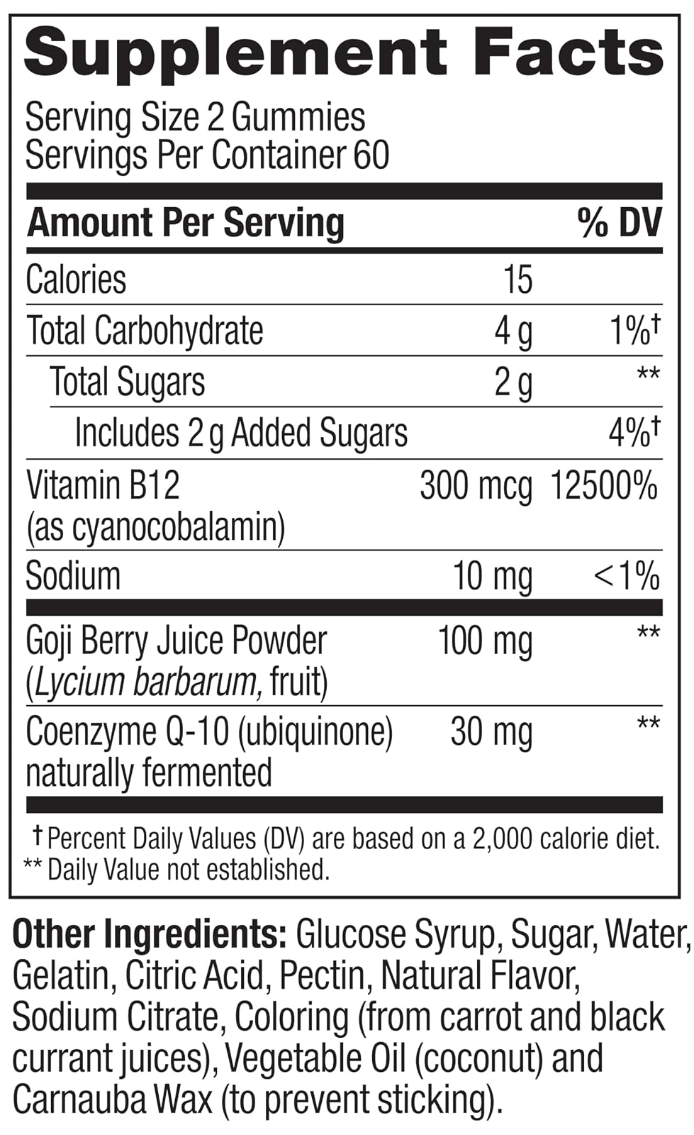 vitamin B12 for energy levels