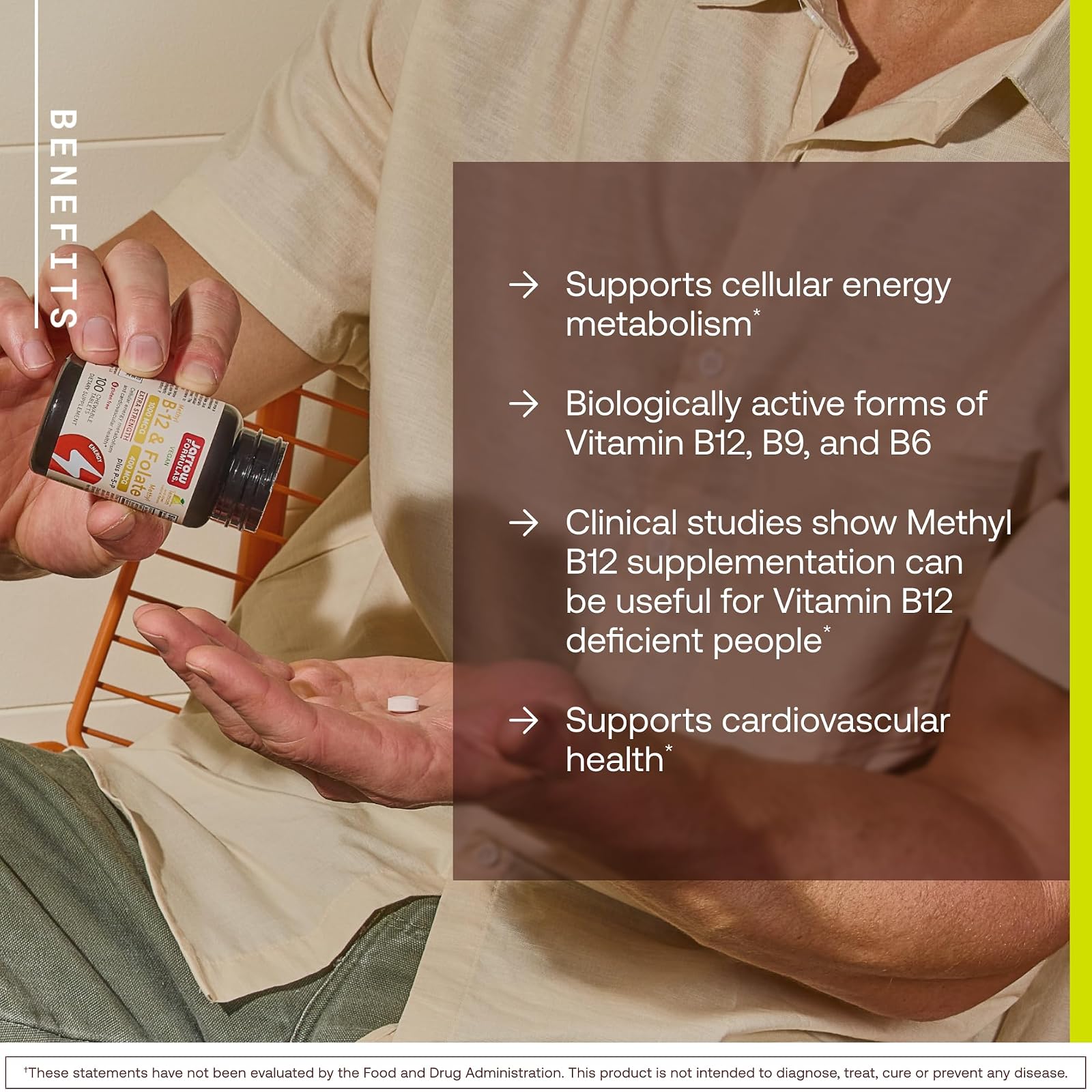Vitamin B12 for energy support