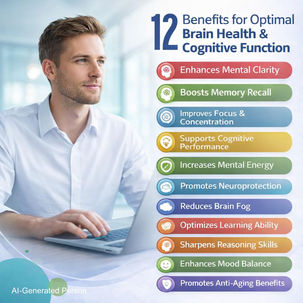 Vitamin B12 for enhanced focus