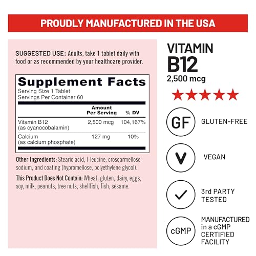 Vitamin B12 for healthy metabolism