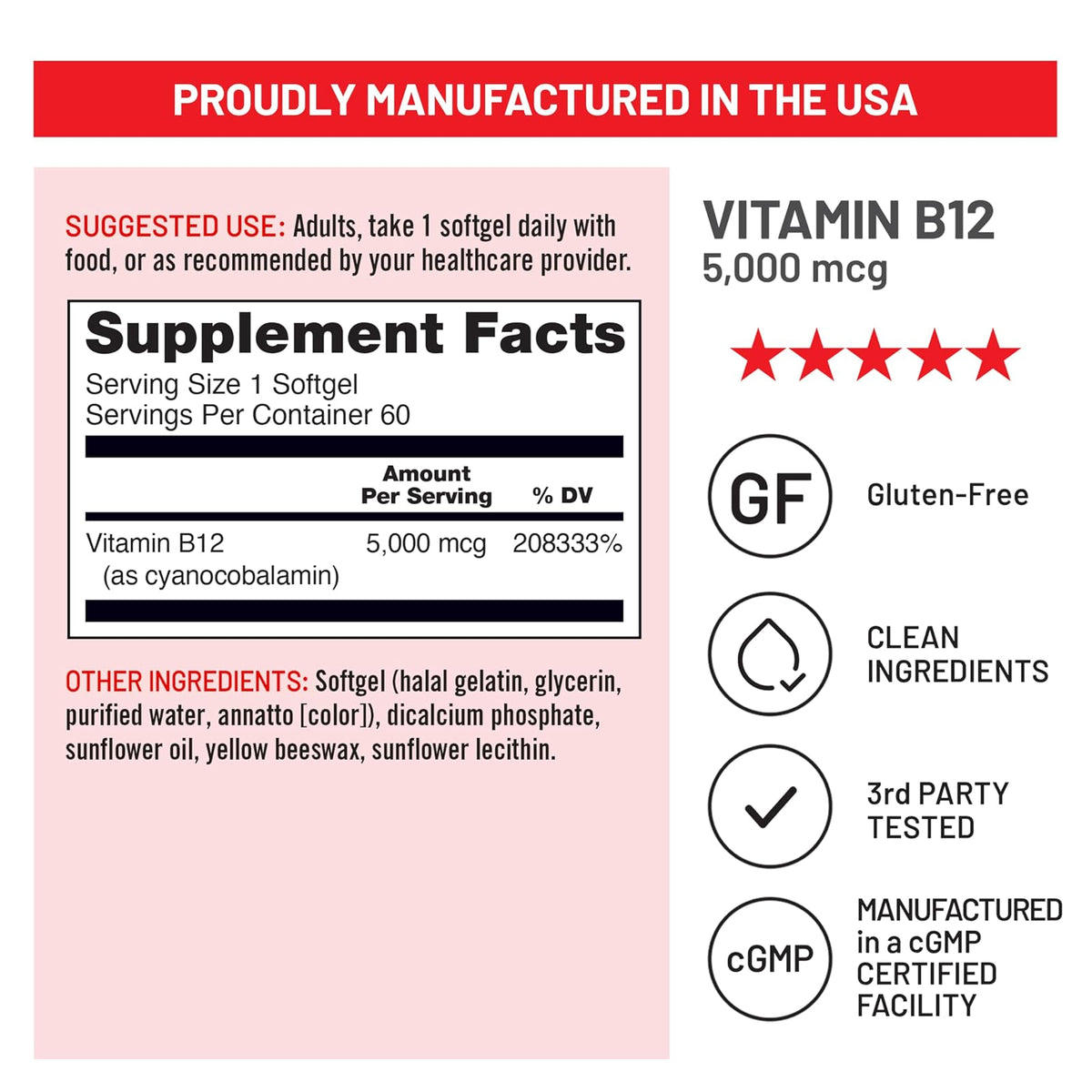Vitamin B12 for immune health