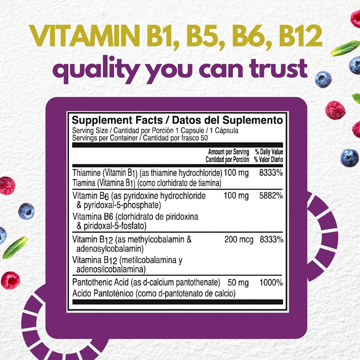 Vitamin B12 for nerve health