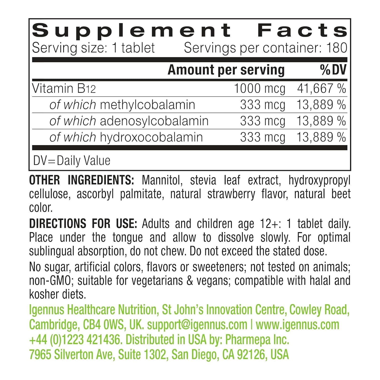 vitamin B12 for nerve health