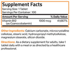 Vitamin B12 for overall wellness