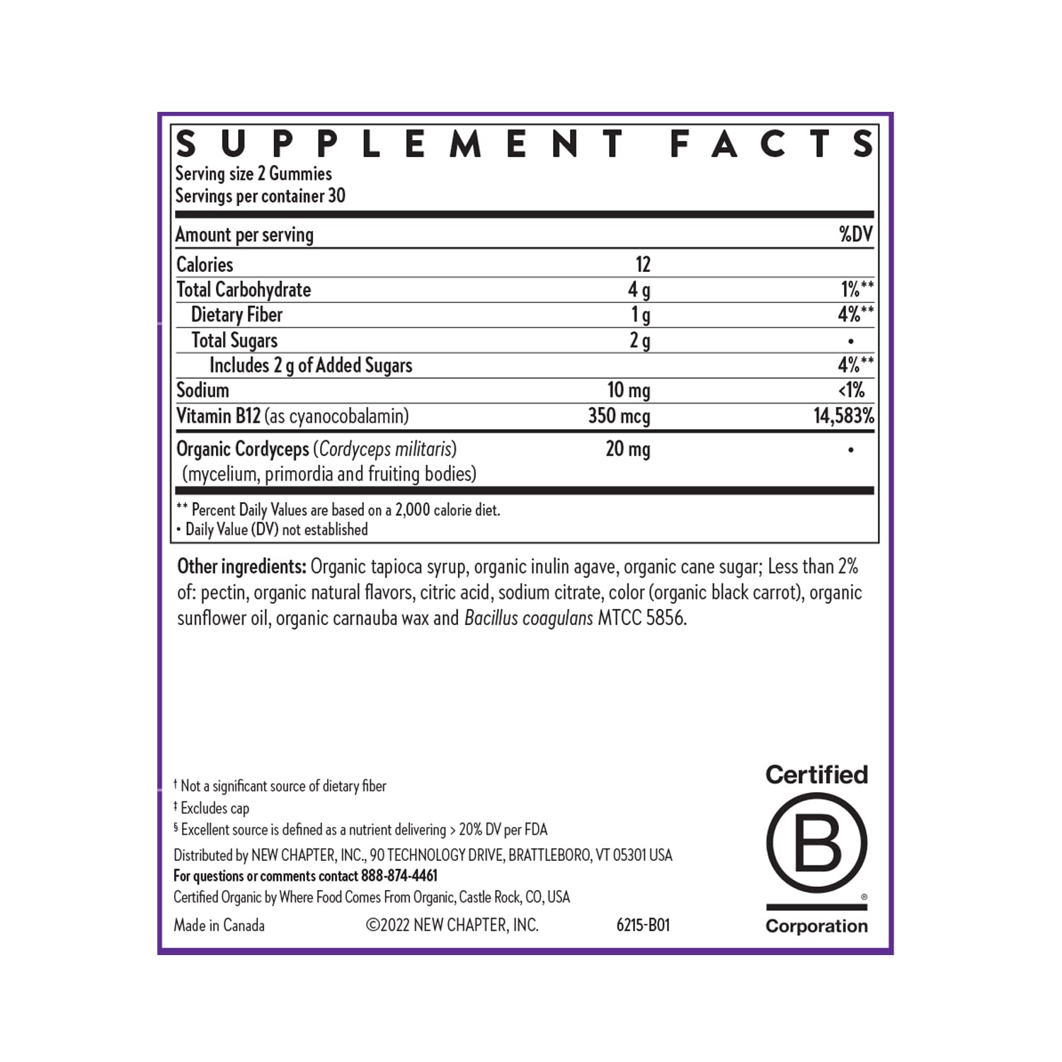 Vitamin B12 gummies for better metabolism