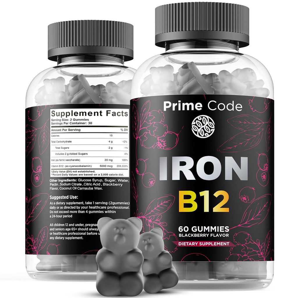 Vitamin B12 gummies for energy boost