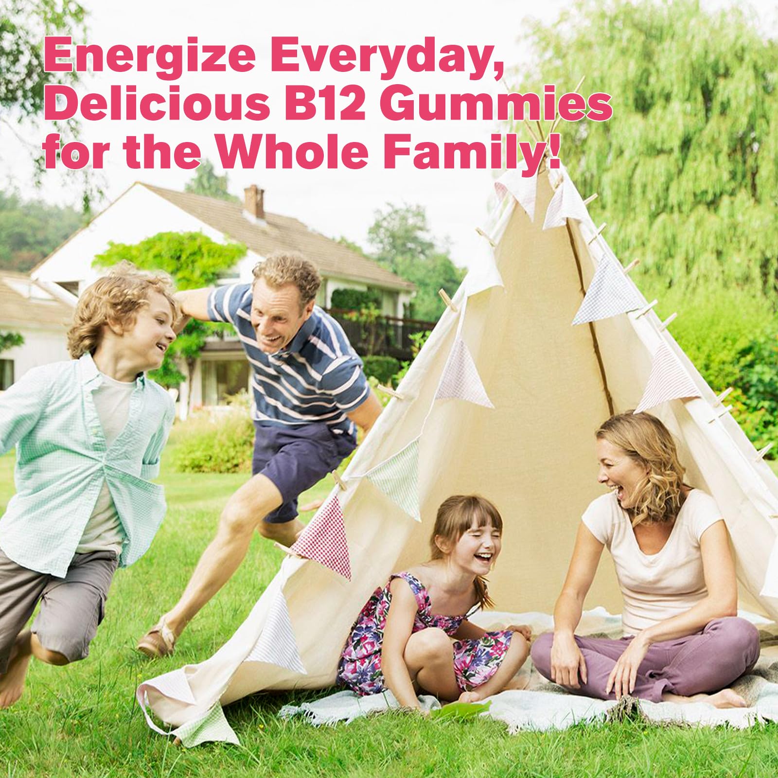Vitamin B12 gummies for healthy metabolism