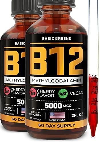 Vitamin B12 liquid drops for energy
