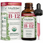Vitamin B12 liquid drops for energy