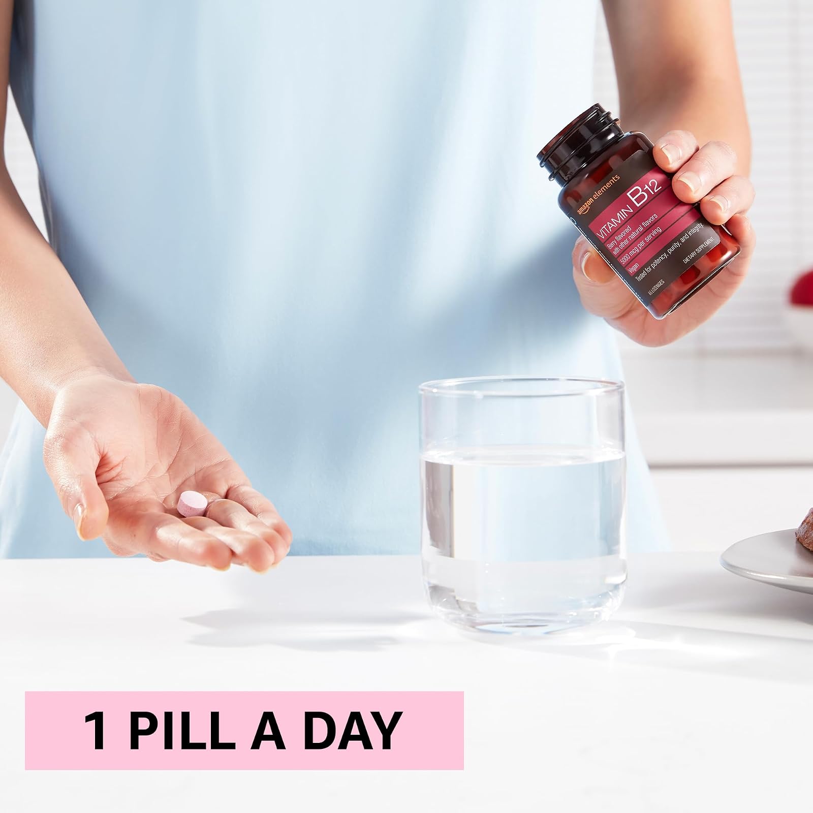 Vitamin B12 lozenges for vegan diets