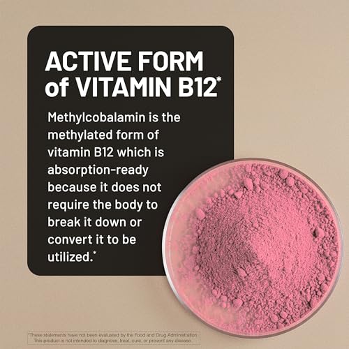 Vitamin B12 Methylcobalamin for mental clarity