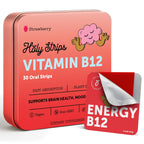 Vitamin B12 oral strips for energy