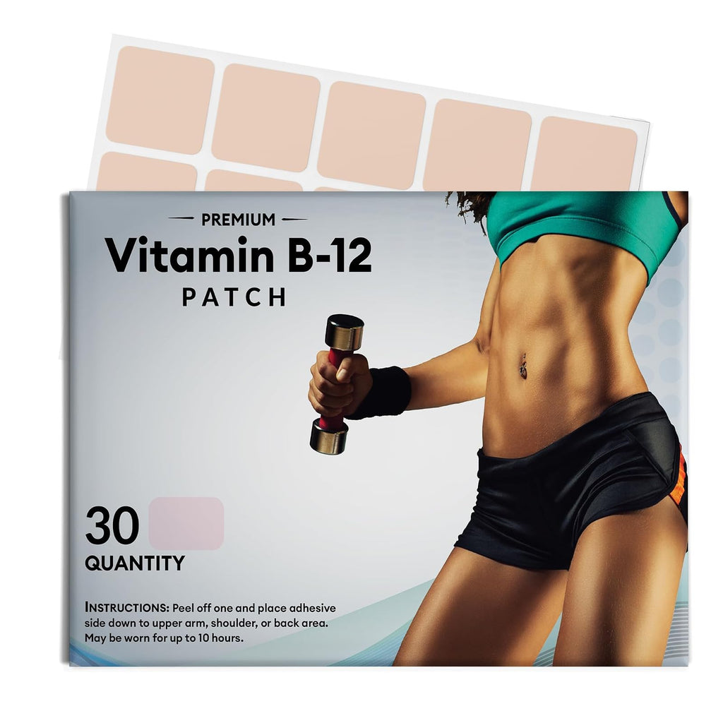 Vitamin B12 patch for energy boost