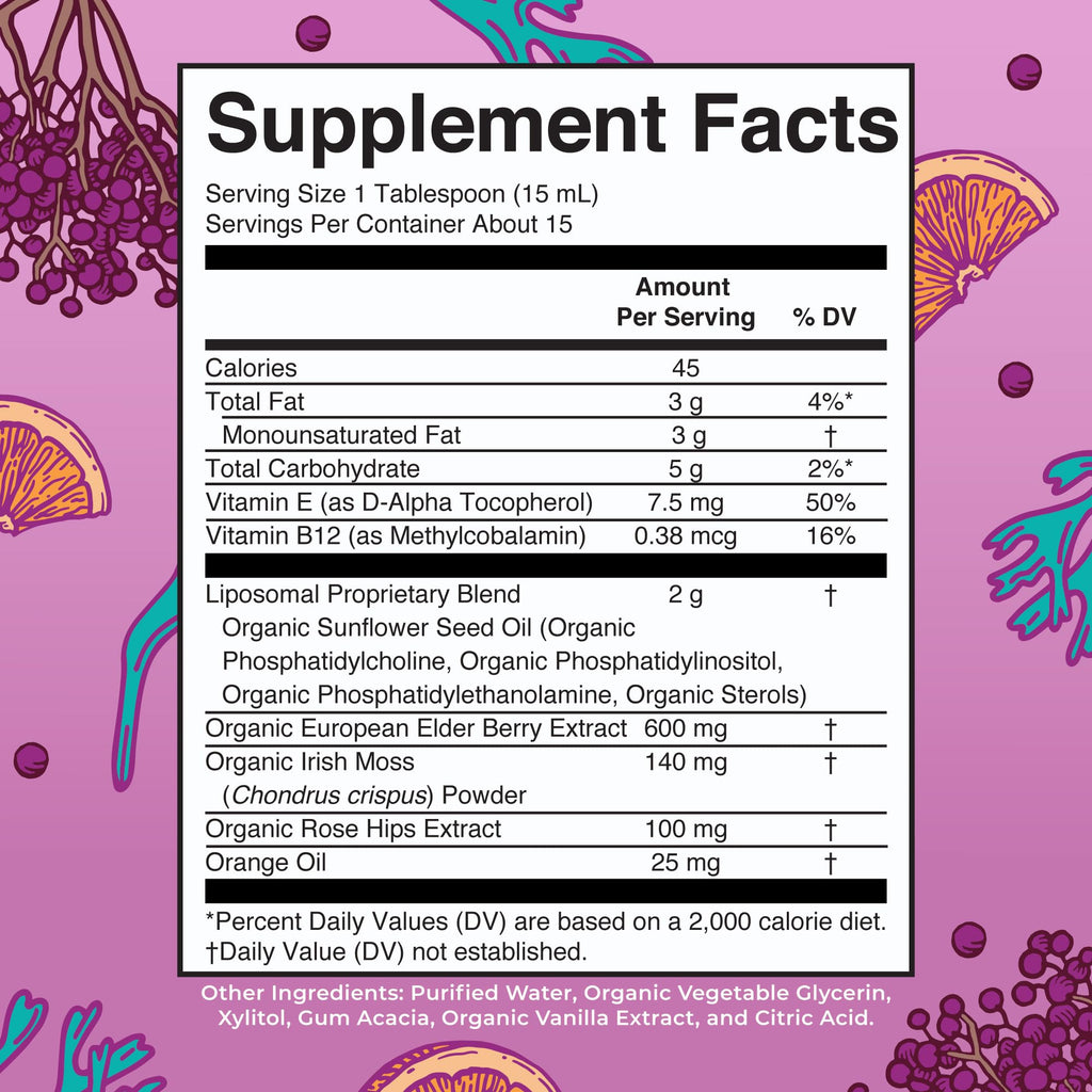 vitamin B12 rich elderberry formula