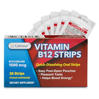 Vitamin B12 strips for energy boost