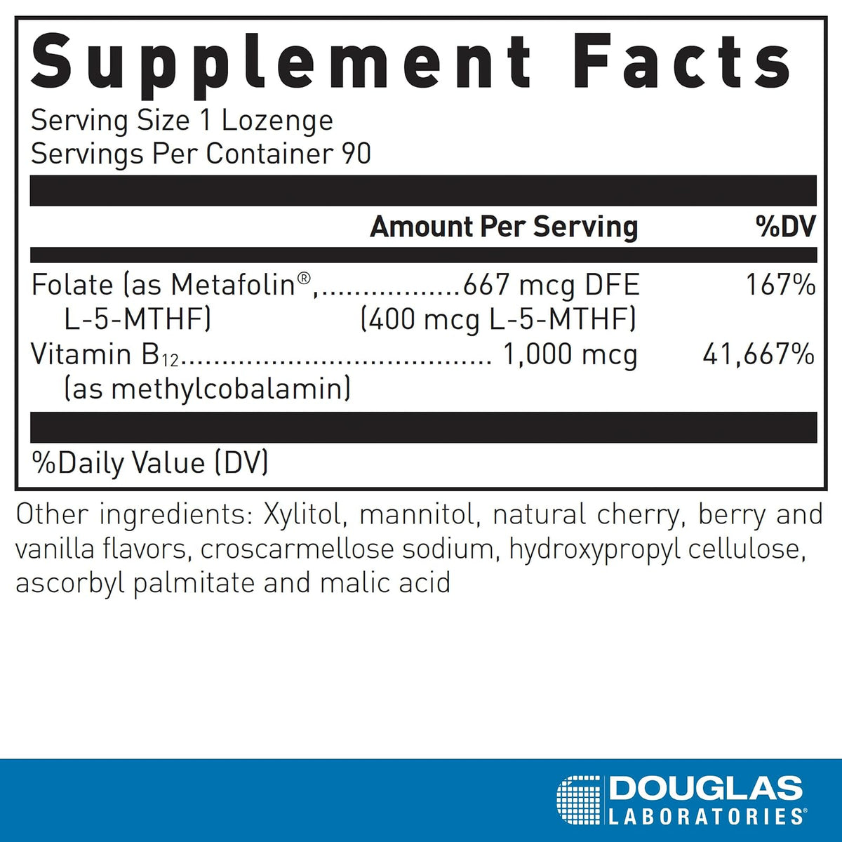 Vitamin B12 support for healthy metabolism