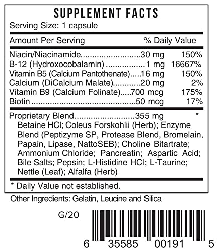 Vitamin B12 support for healthy metabolism