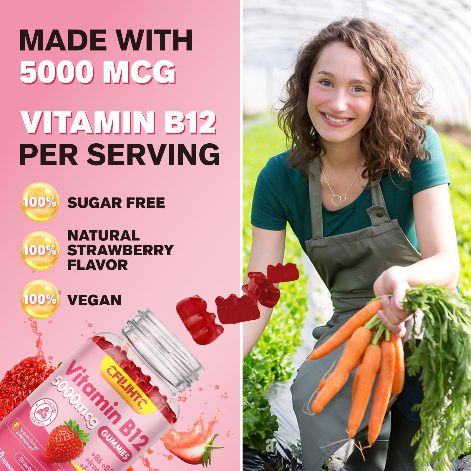 Vitamin B12 support for immune health