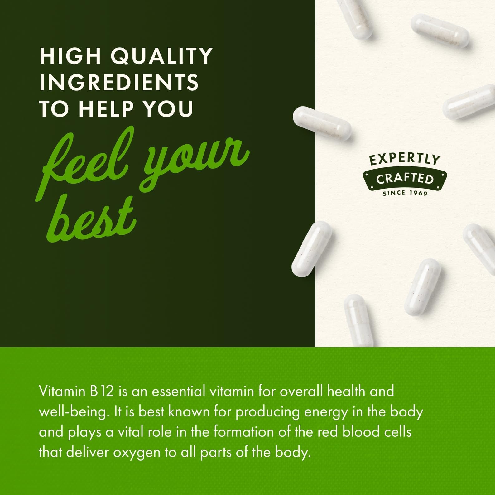 Vitamin B12 support for vegetarians