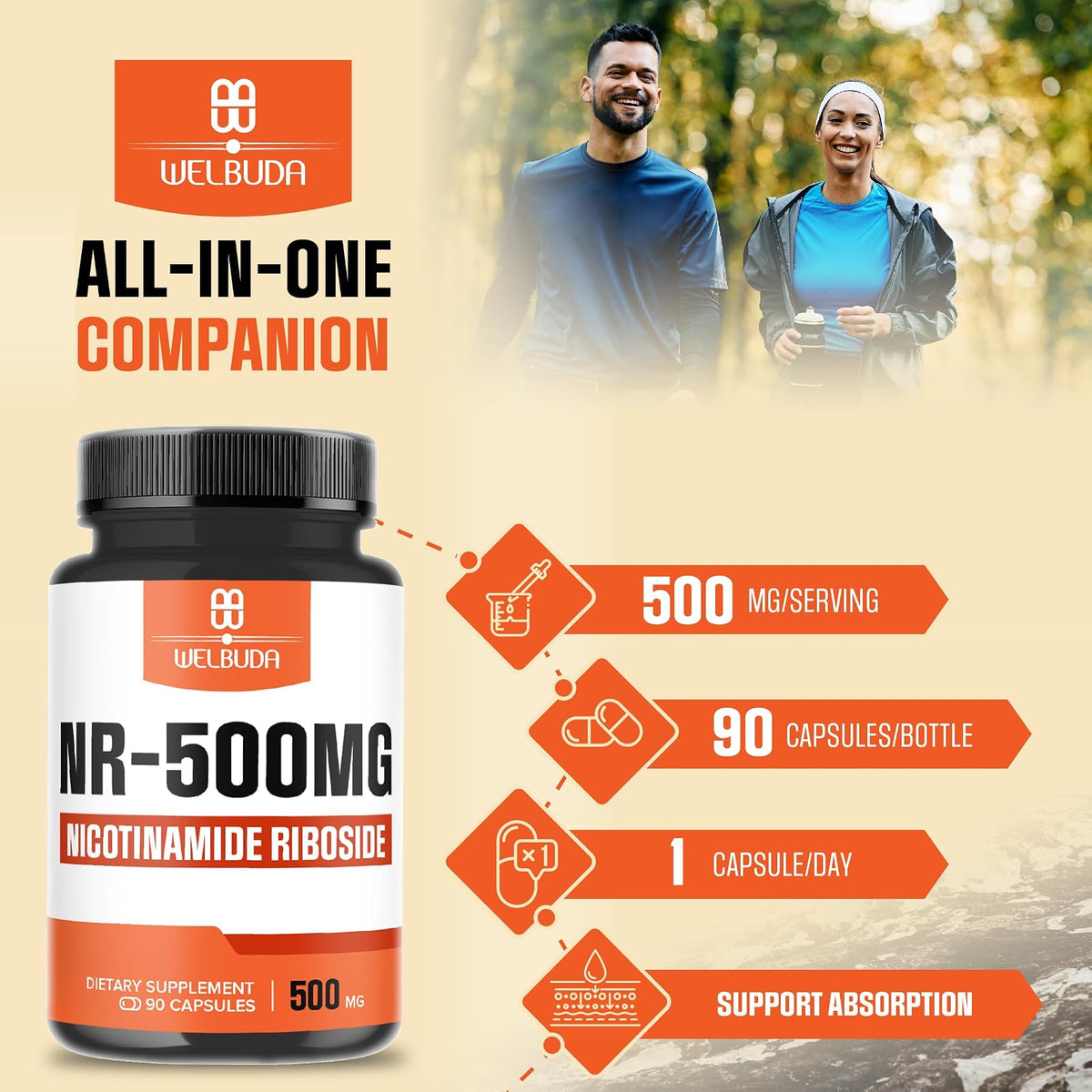 Vitamin B12 support for vitality
