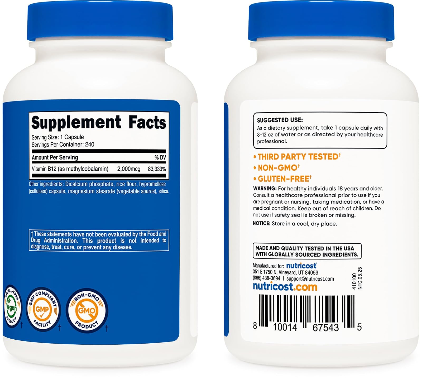 Vitamin B12 supports nerve health