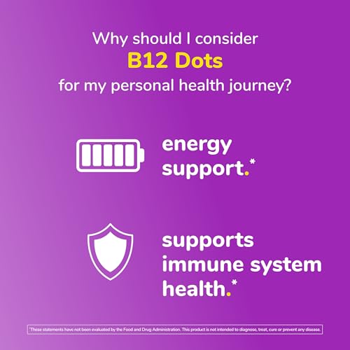 Vitamin B12 tablets for overall health