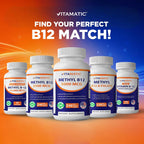 Vitamin B12 tablets for overall wellness