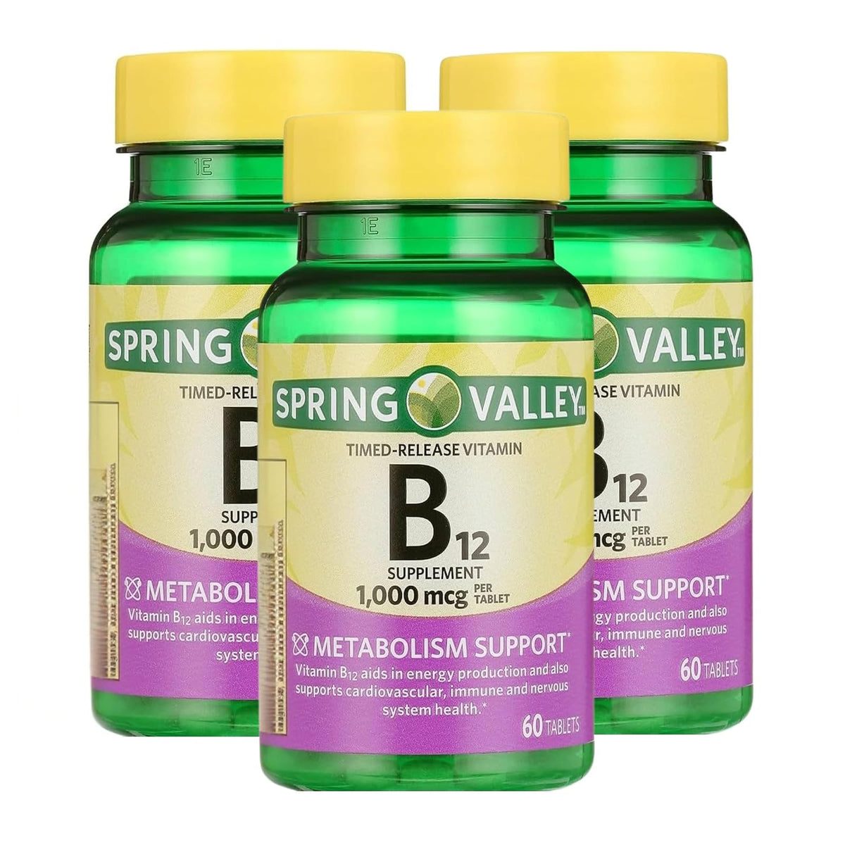 Vitamin B12 timed-release tablets