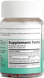 Vitamin B12 with folate benefits