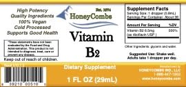 Vitamin B2 drops for energy boost