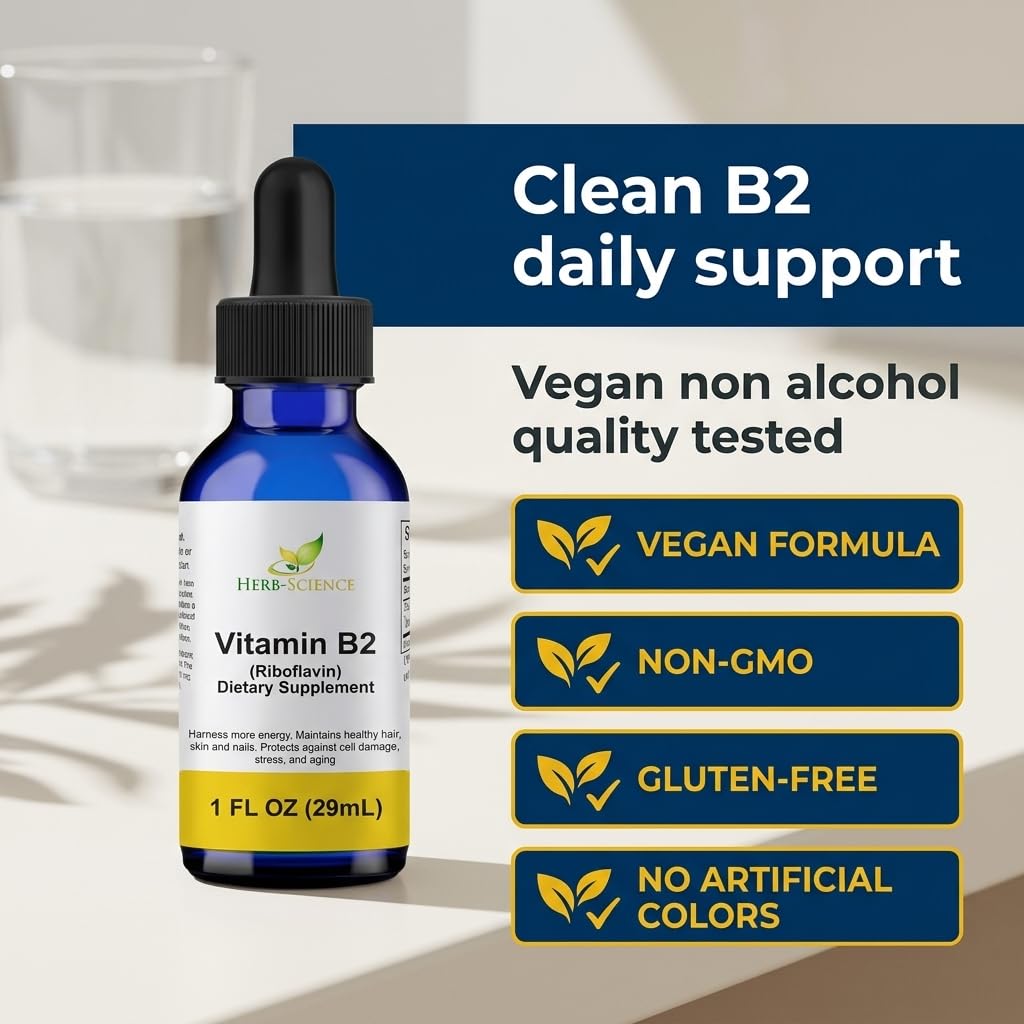 Vitamin B2 drops for eye health