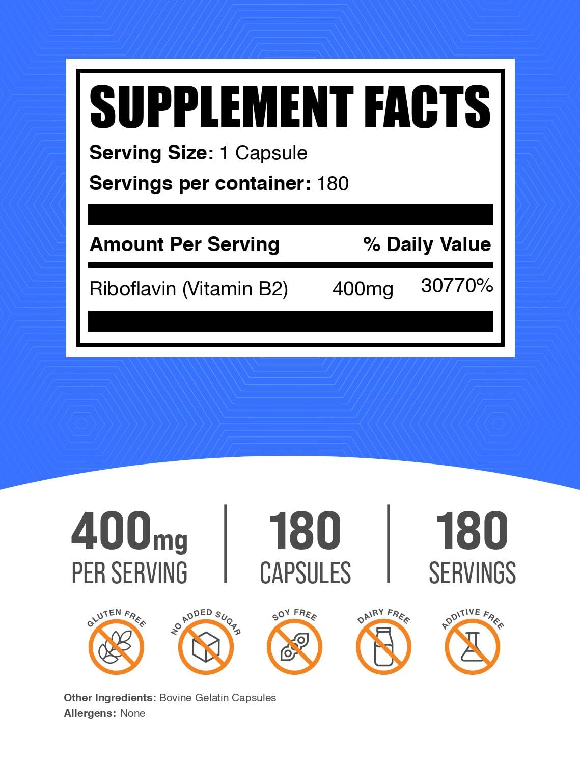 Vitamin B2 for energy production