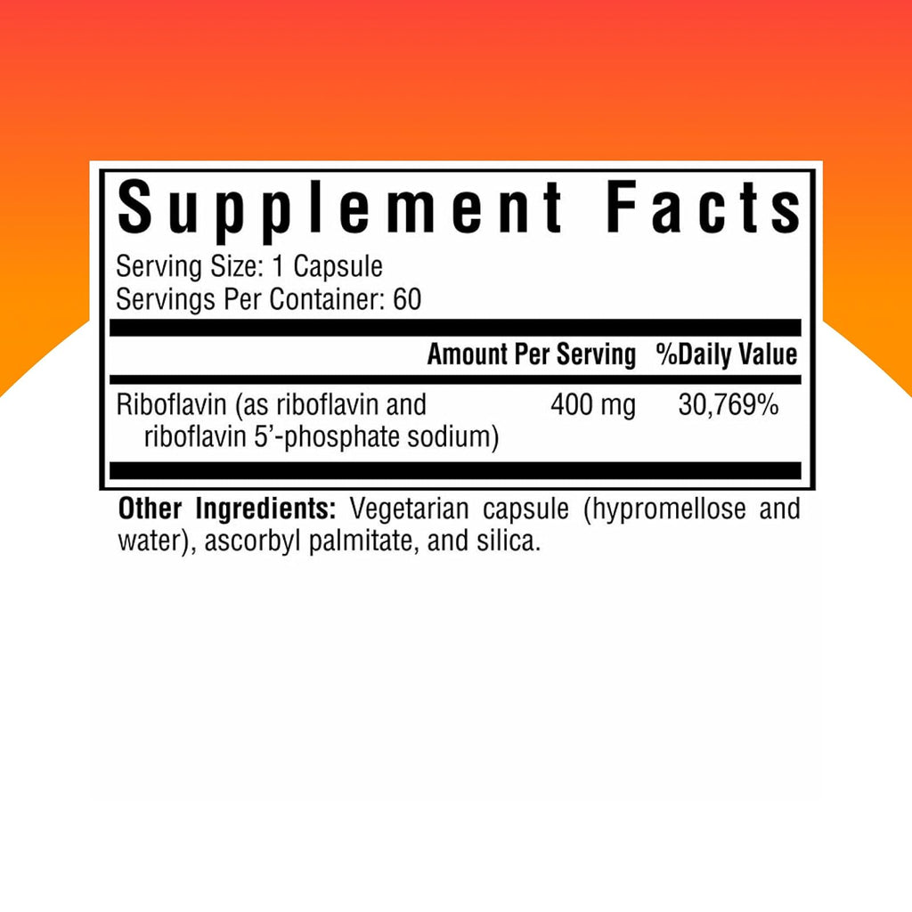 Vitamin B2 for energy production