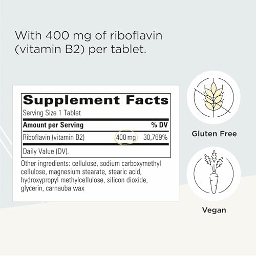 Vitamin B2 for energy support