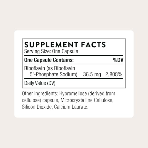 Vitamin B2 for energy support