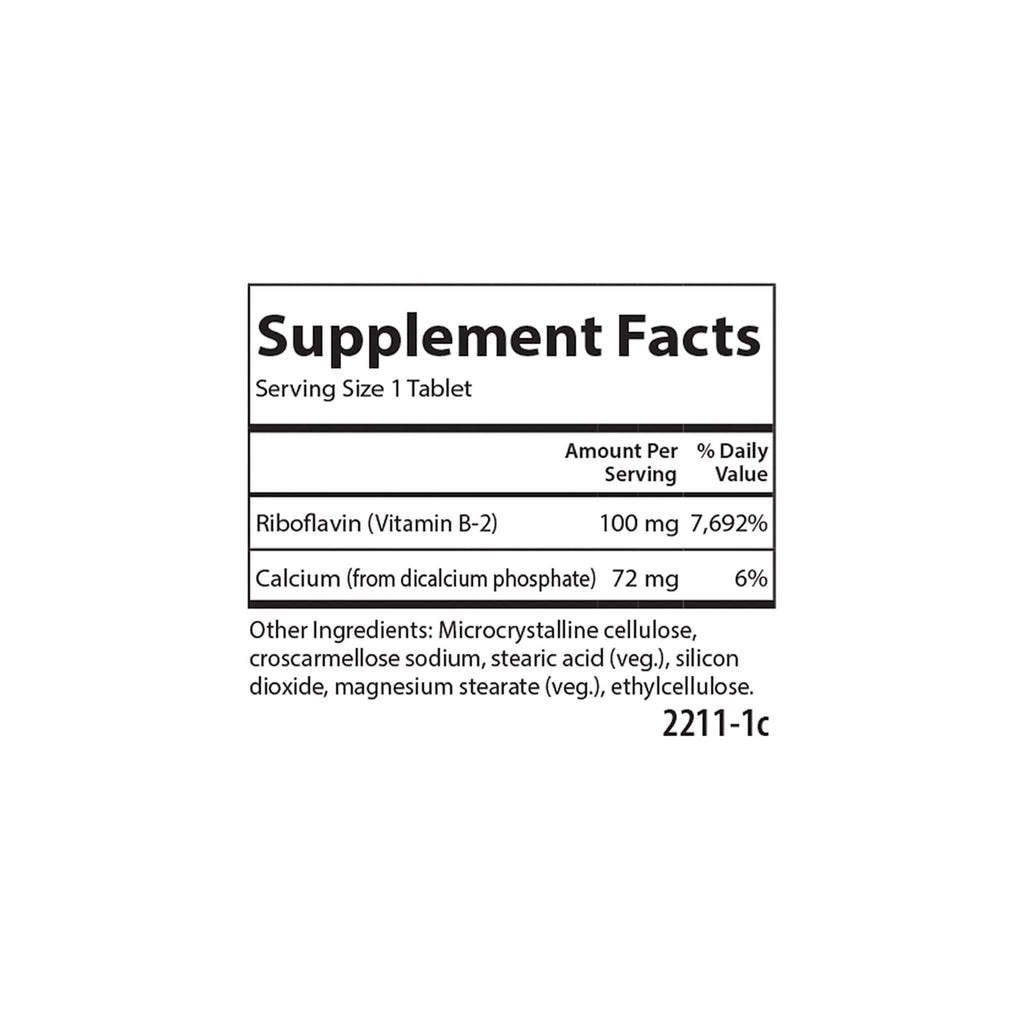 Vitamin B2 for energy support